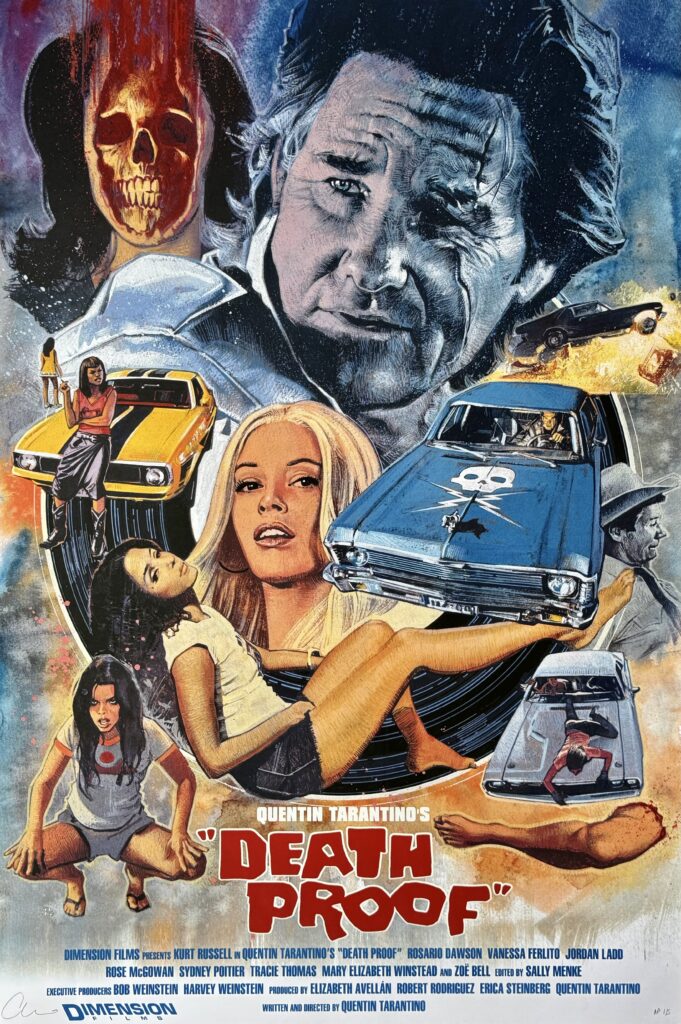 Death Proof Alternative Movie Poster - Quentin Tarantino