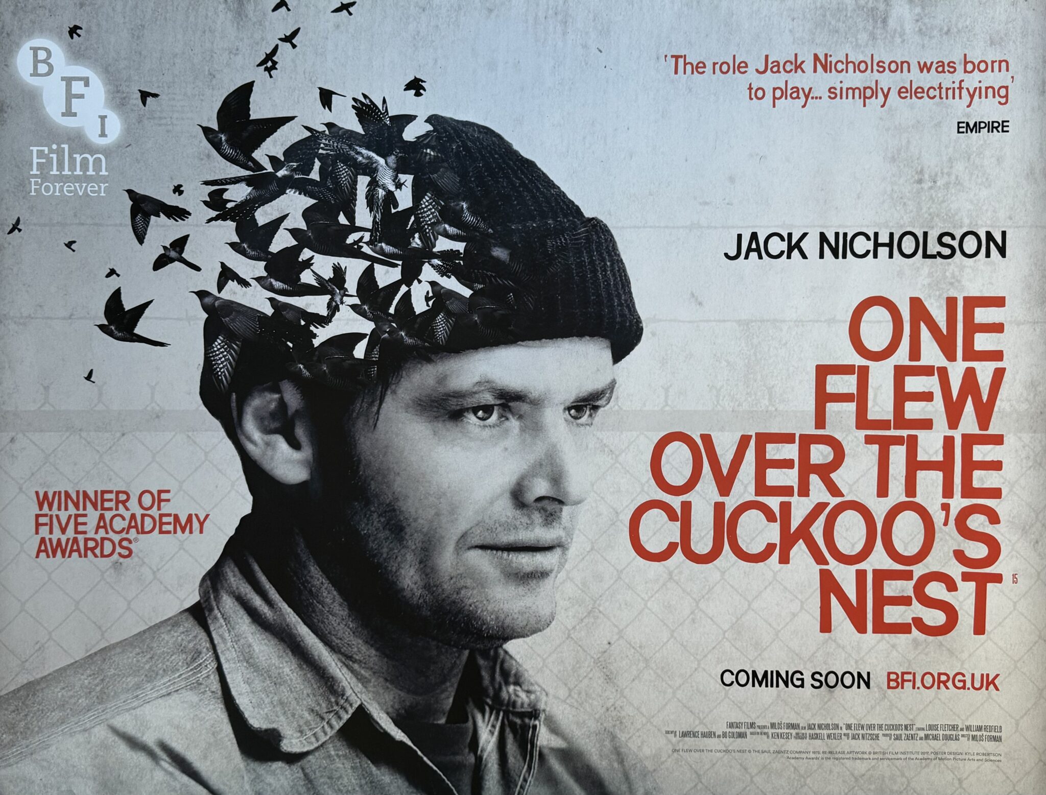 Original One Flew Over The Cuckoo's Nest Movie Poster