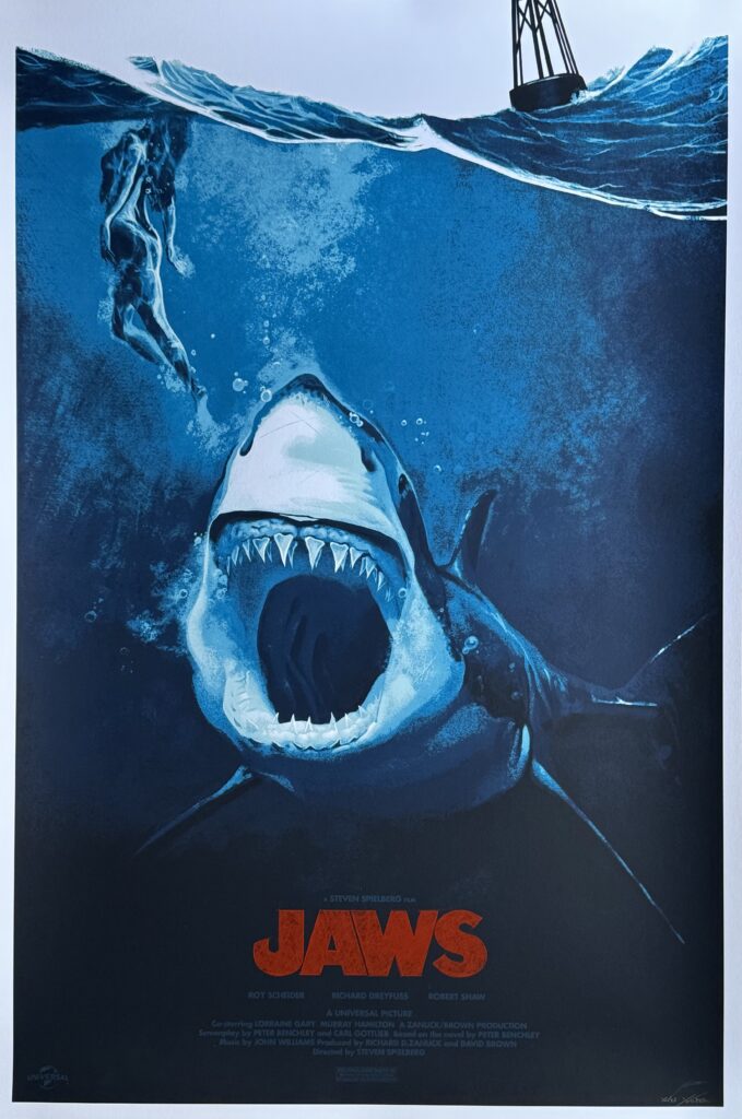 Jaws Alternative Movie Poster - Steven Spielberg - Art Print