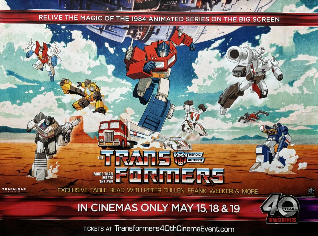 Original The Transformers Movie Poster - Hasbro - Megatron