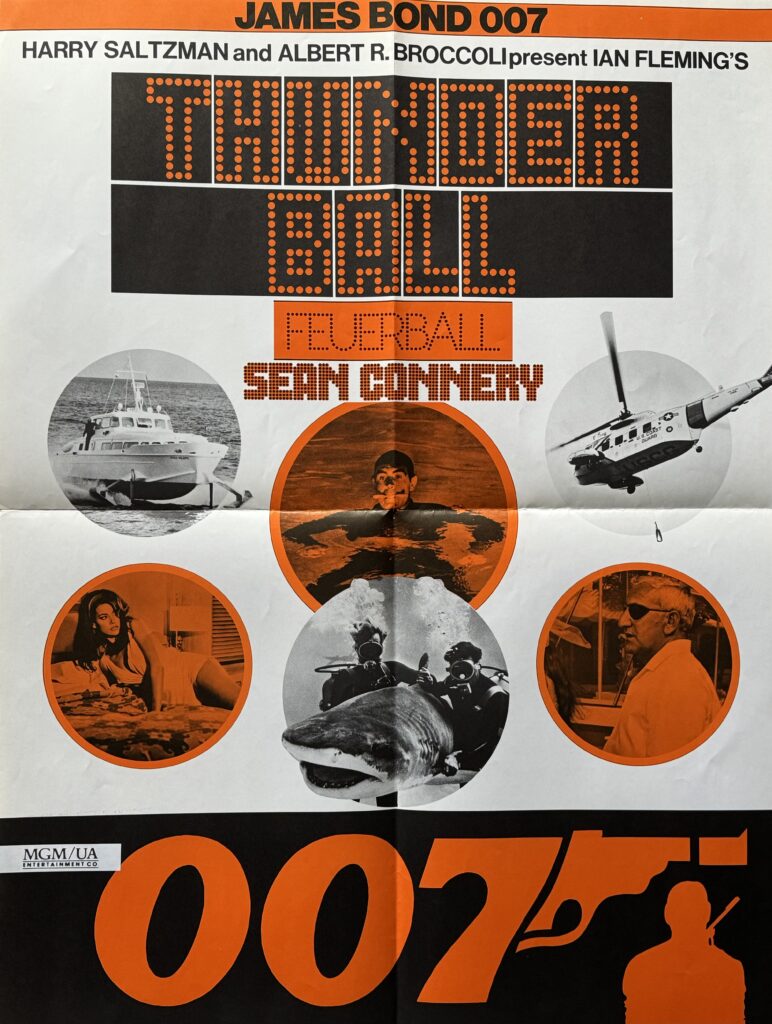 James Bond: Thunderball Poster - Sean Connery - Aston Martin