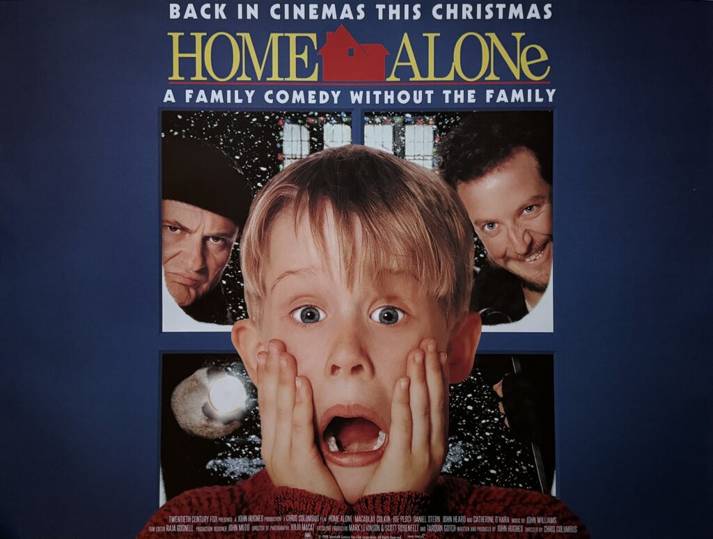 Original Home Alone Movie Poster - Macaulay Culkin - Christmas