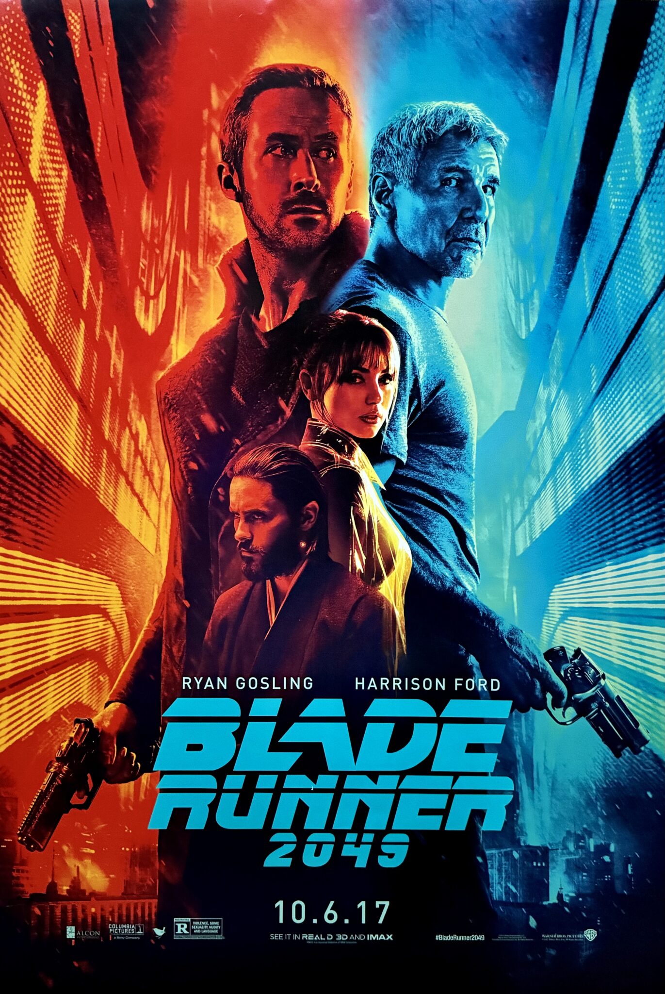 Original Blade Runner 2049 Movie Poster - Harrison Ford - Sci Fi