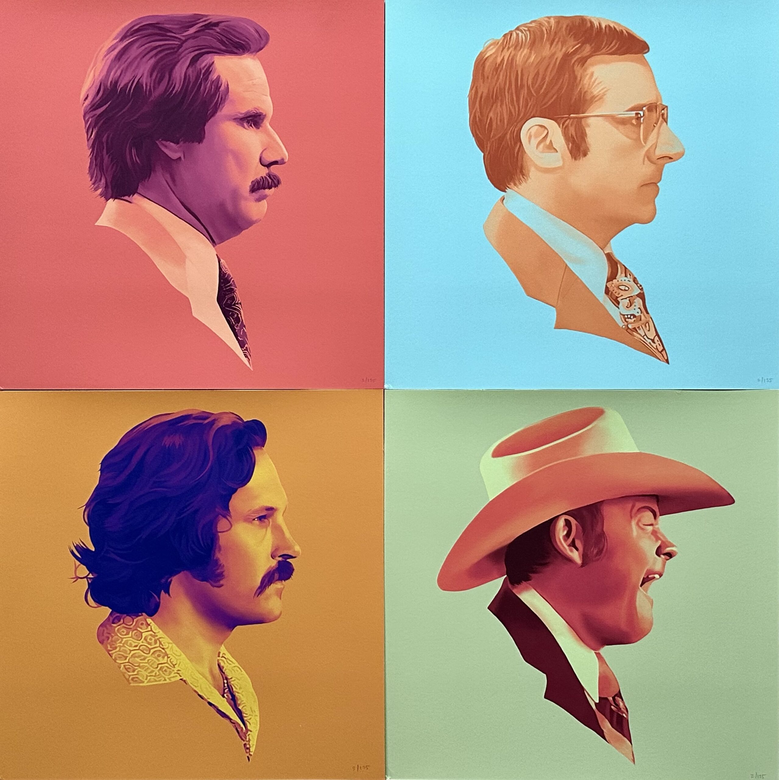 Minimalistisches Anchorman Poster