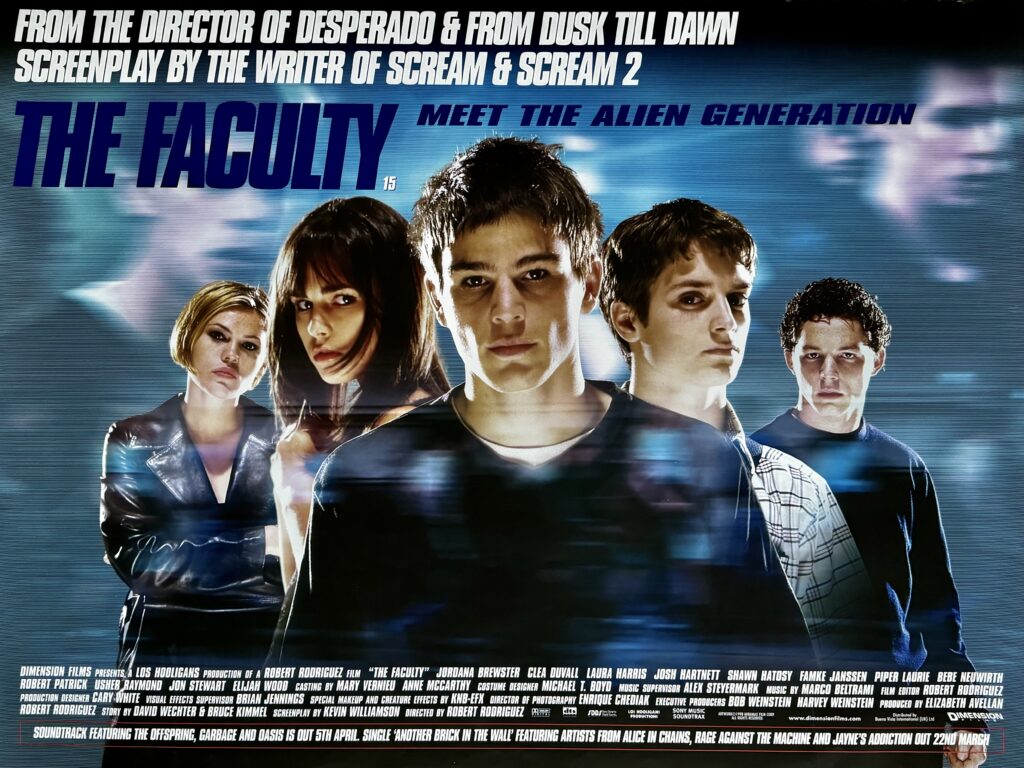 Original The Faculty Movie Poster - Robert Rodriguez - Horror