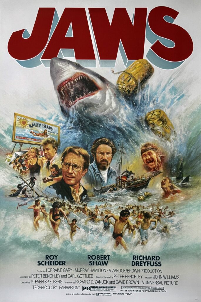 Jaws Alternative Movie Poster - Steven Spielberg - Art Print