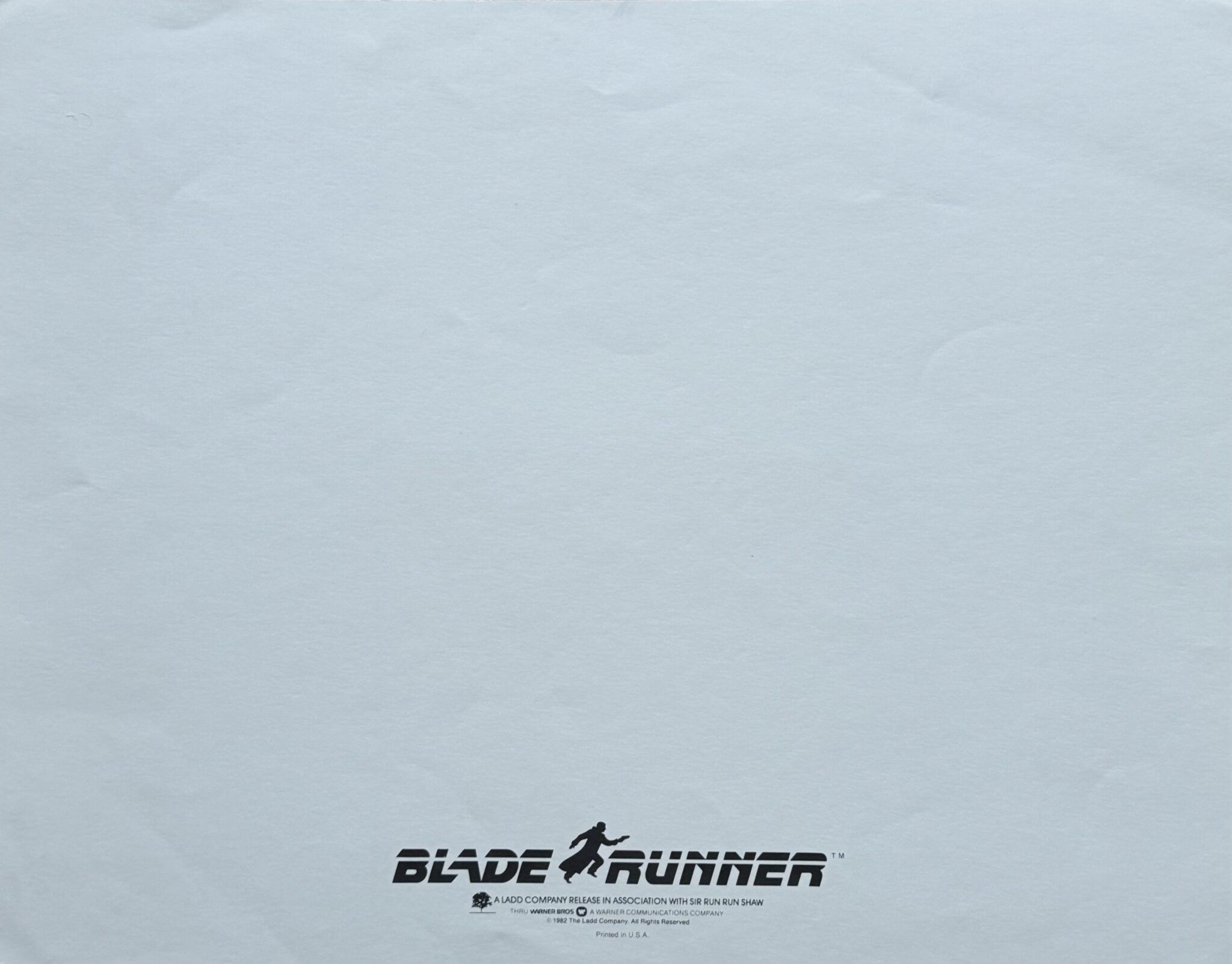 Original Blade Runner Movie Poster - Ridley Scott - Harrison Ford