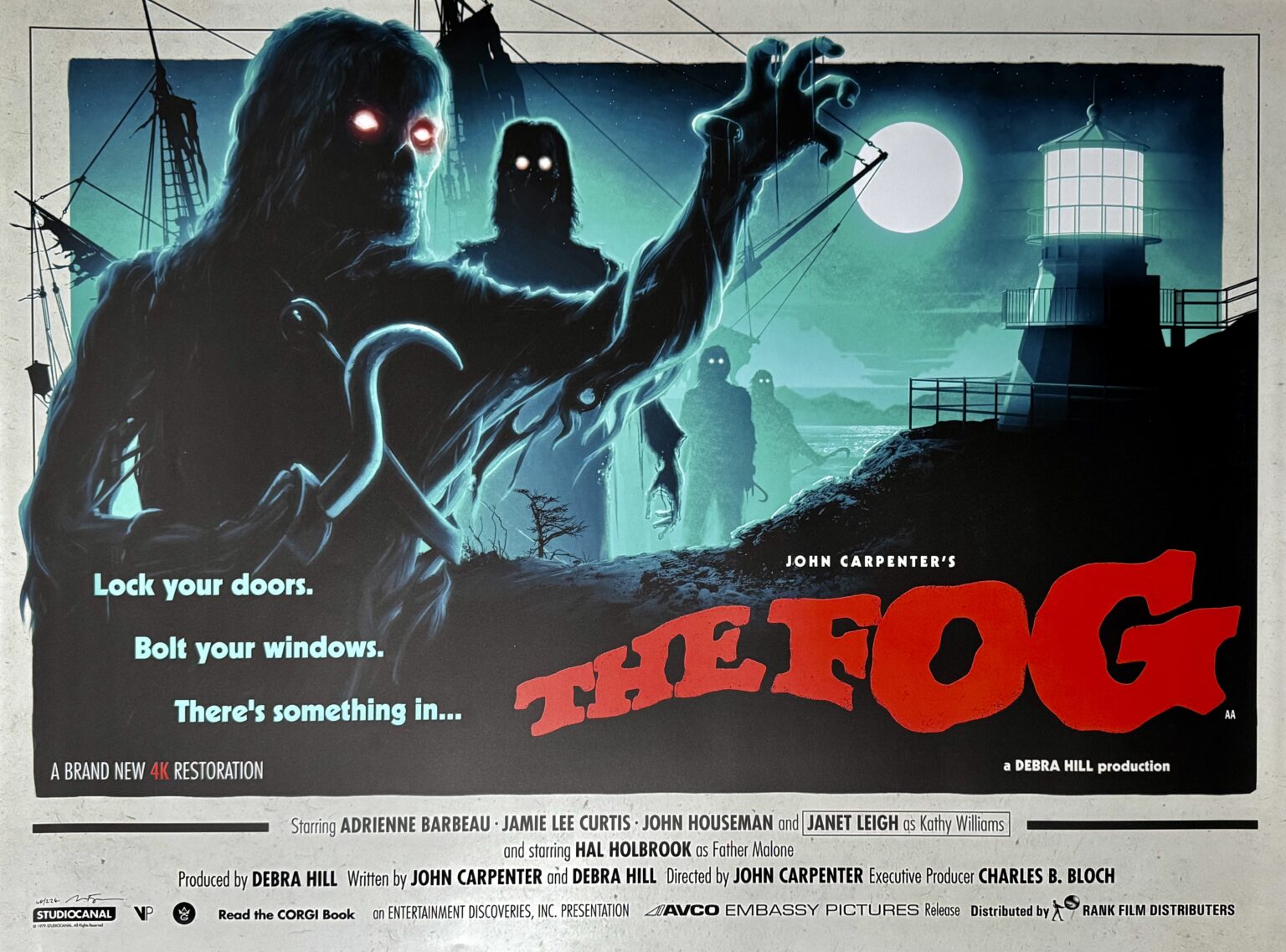 The Fog Movie Poster - John Carpenter - Jamie Lee Curtis