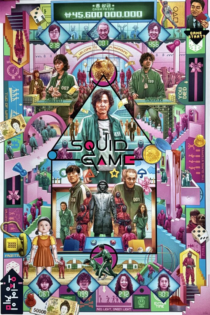 Squid Game Alternative Movie Poster - Ise Ananphada