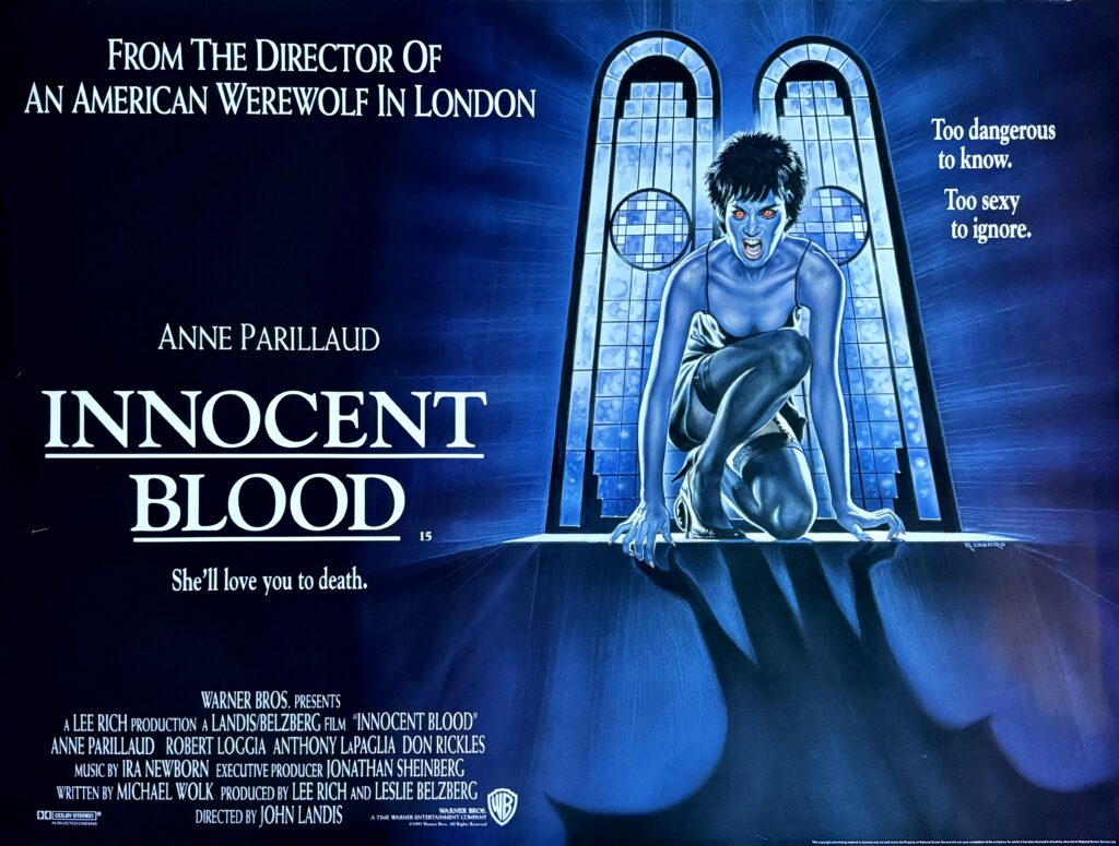 Original Innocent Blood Movie Poster - John Landis - Vampire