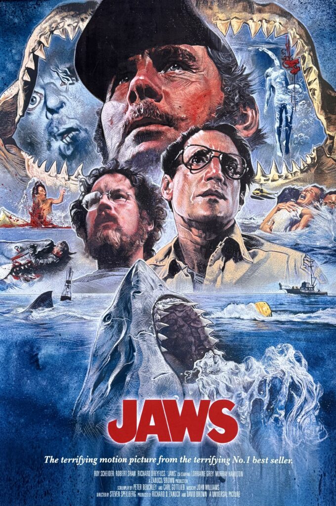 Jaws Alternative Movie Poster - Steven Spielberg - Fine Art Print