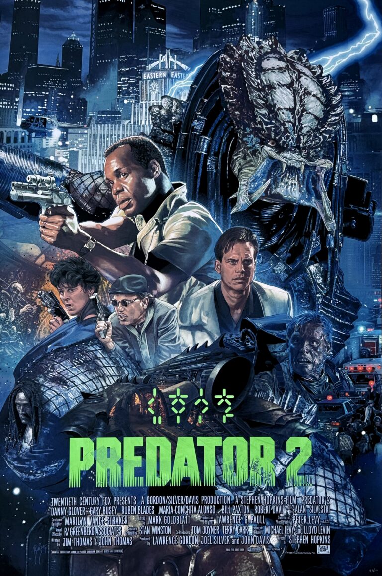 Predator 2 Alternative Movie Poster - Danny Glover - Bill Paxton