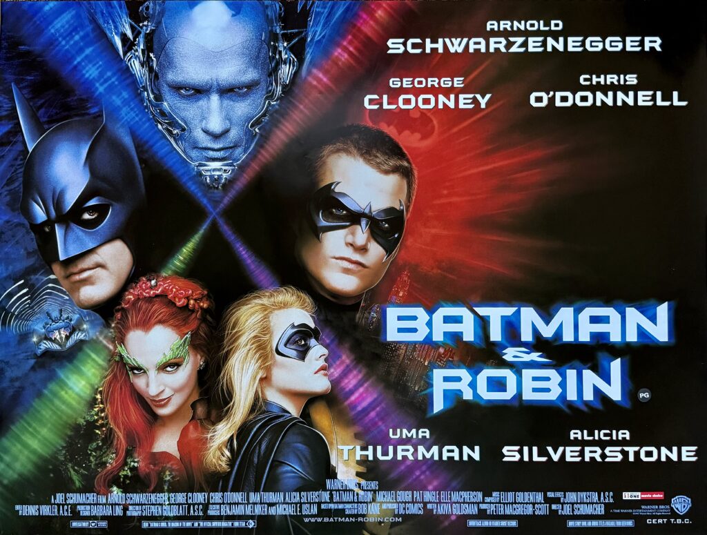 Original Batman & Robin Movie Poster - George Clooney