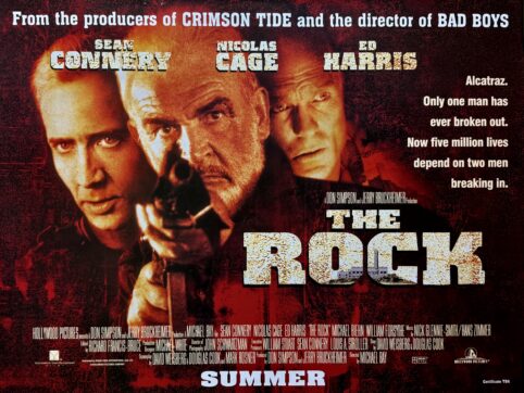 Original The Rock Movie Poster - Michael Bay - Sean Connery