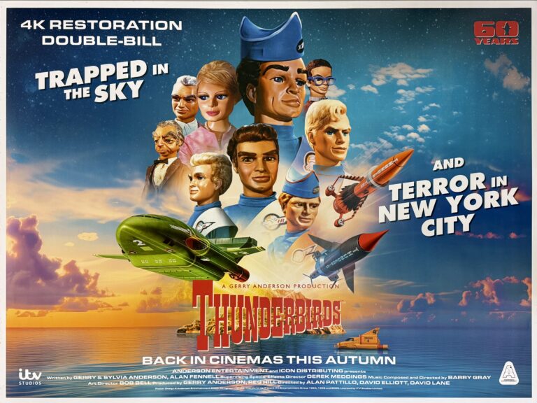 Original Thunderbirds Movie Poster - Gerry and Sylvia Anderson