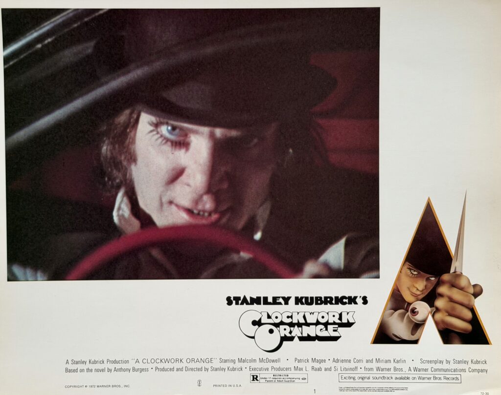 Original Clockwork Orange Movie Poster - Stanley Kubrick