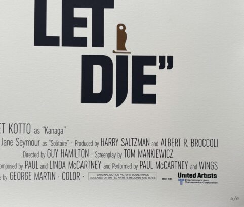 James Bond: Live and Let Die Alternative Movie Poster - 007