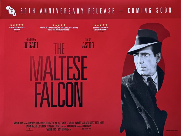 Original The Maltese Falcon Movie Poster - Humphrey Bogart