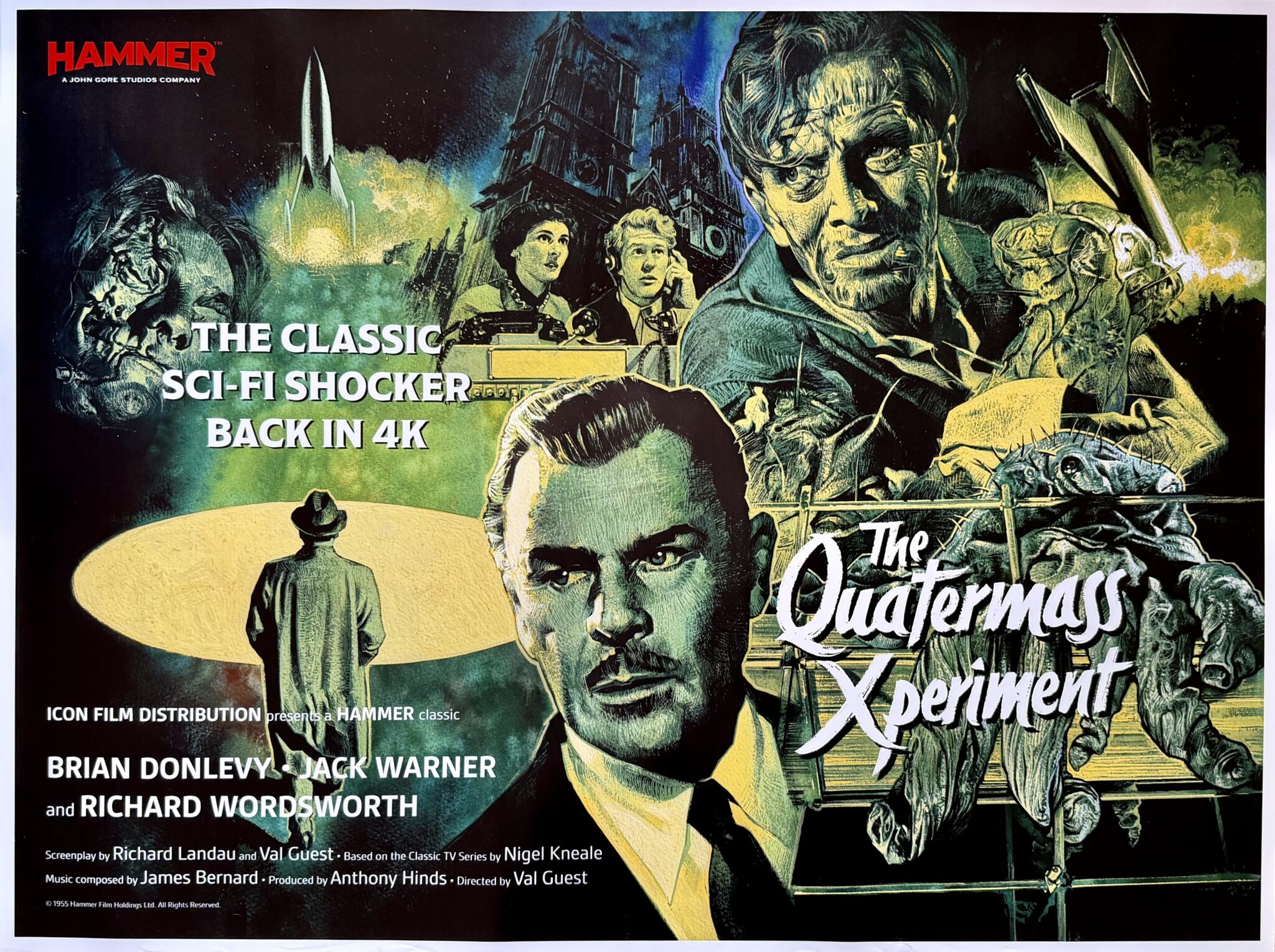 Original The Quatermass Xperiment Movie Poster - Hammer