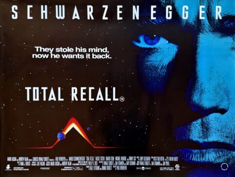 Original Total Recall Movie Poster - Arnold Schwarzenegger